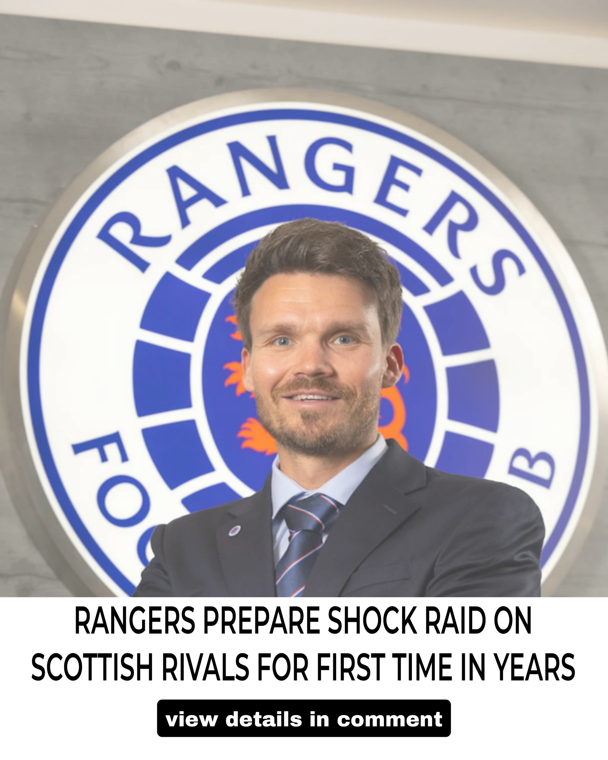 Rangers Prepare Shock Transfer Raid On Scottish Rivals As New ...